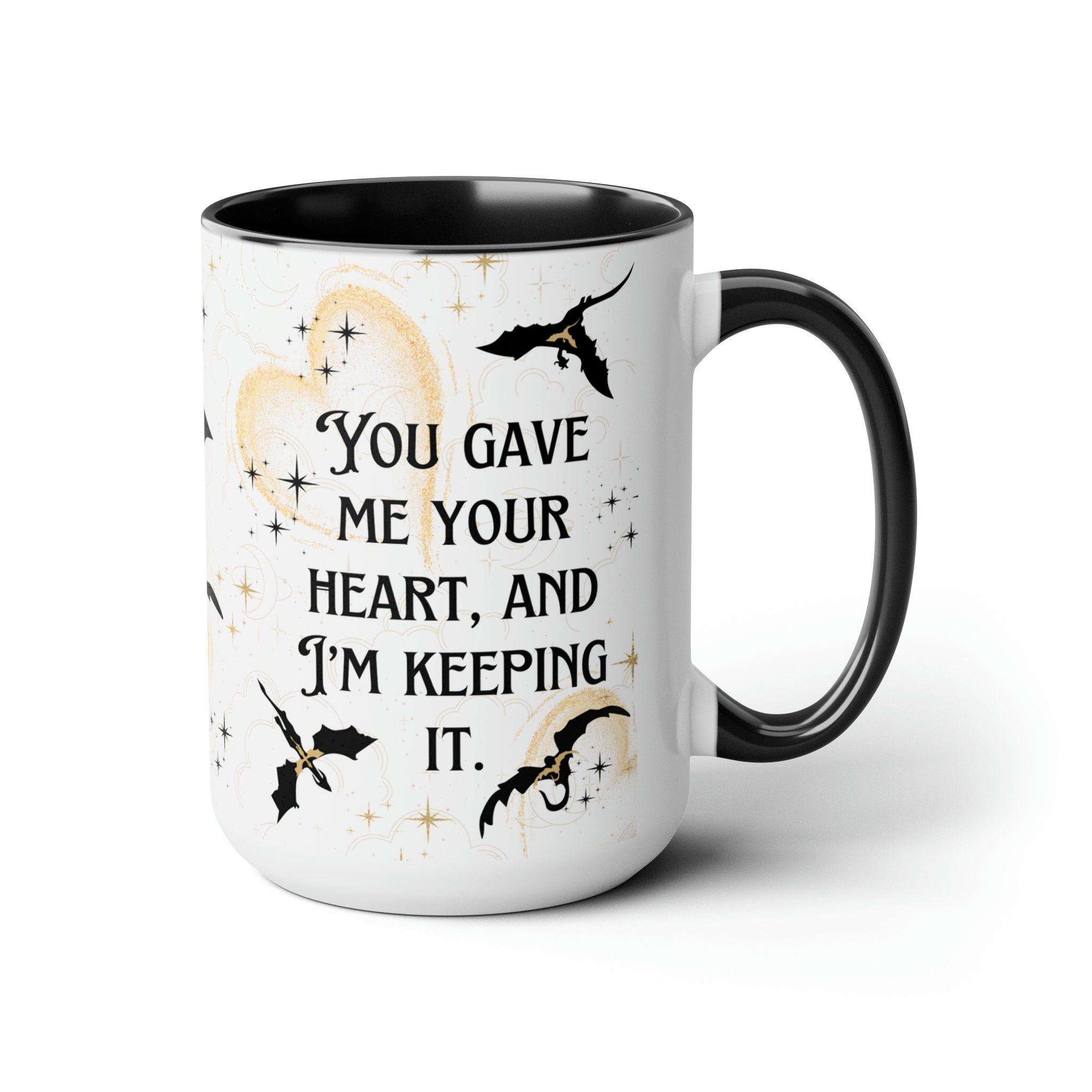 You Game Me Your Heart Mug, Fourth Wing Mug, Fourth Wing Gifts, Bookish ...
