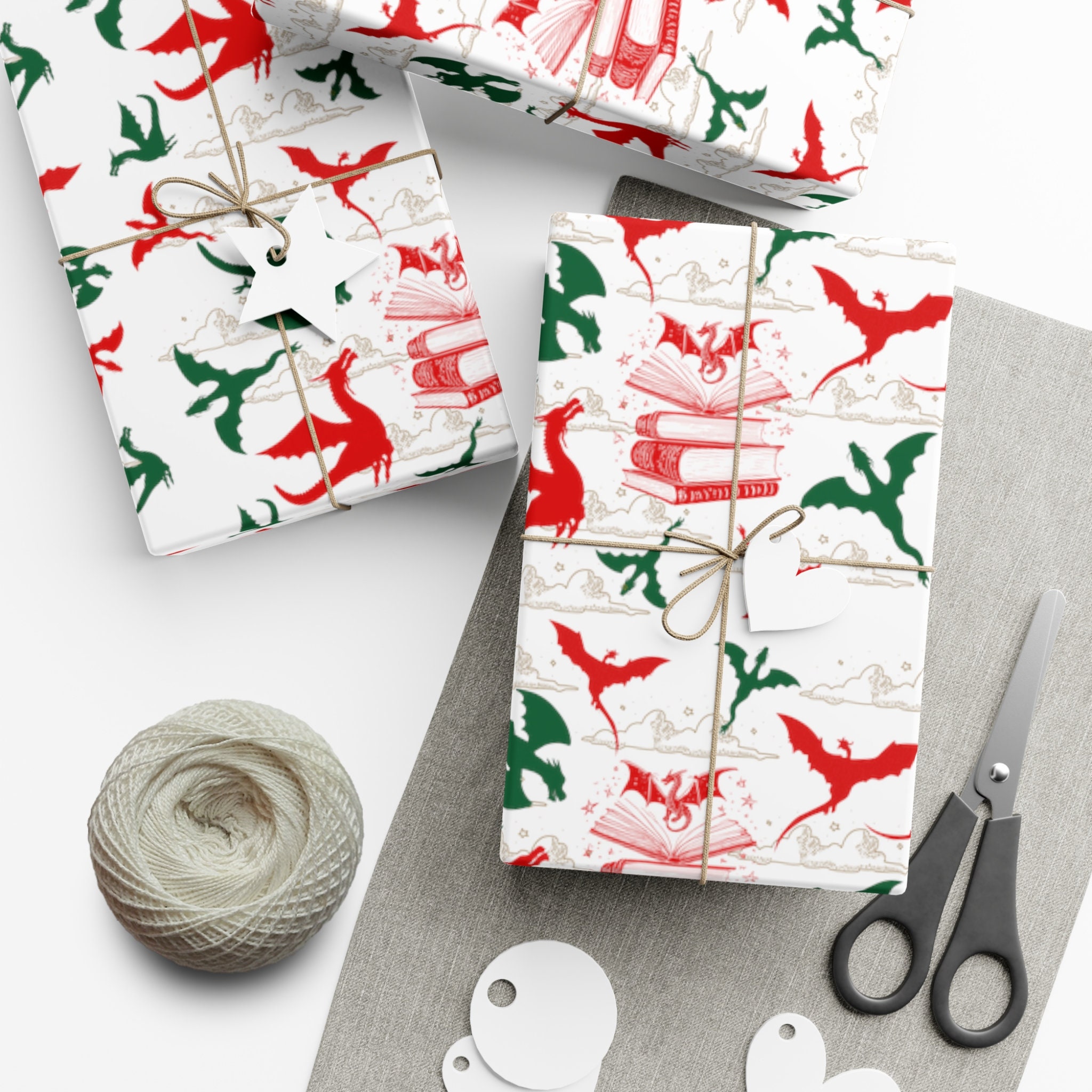 Fantasy Dragon Wrapping Paper Fourth Wing Wrapping Paper 4th - Etsy