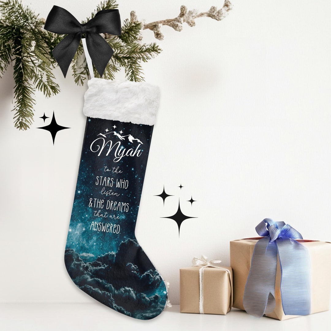 High Lady Velaris Winter Scene ACOTAR Stocking Perfect Gift for Night ...