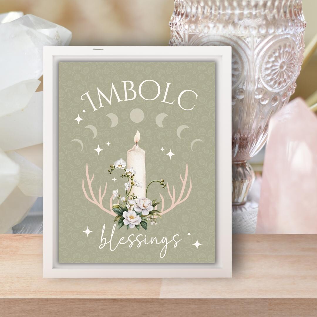 Imbolc Decor Digital Download Altar Sign St Brigid Day Pagan Altar ...
