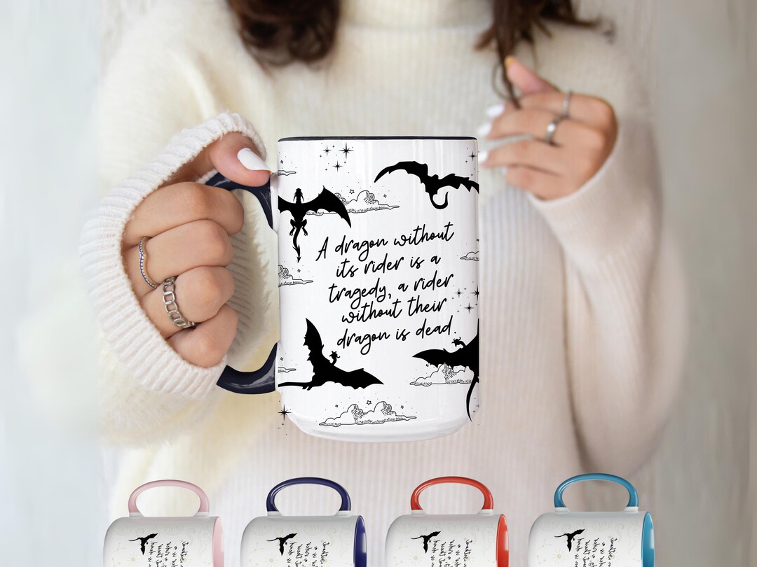 Fourth Wing Mug, Bookish Merch Mug for Fourth Wing Readers,acotar Mug ...