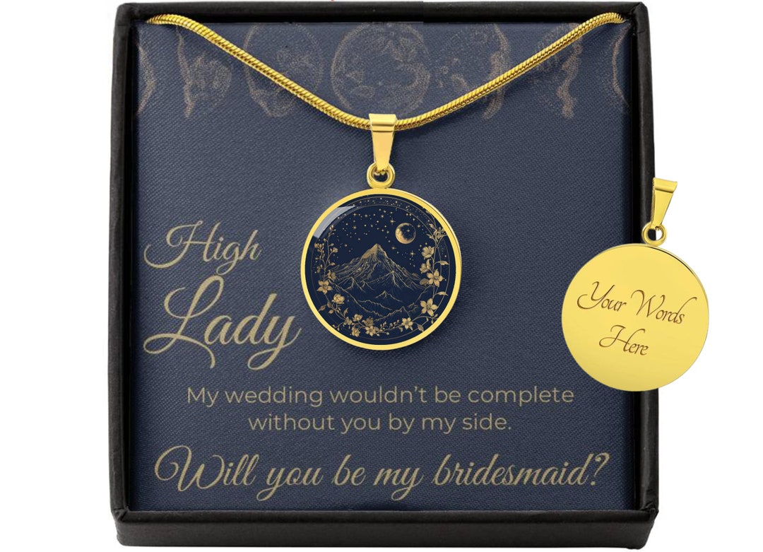 Acotar Wedding,acotar Merch,acotar Jewelry,bridesmaid Proposal Gift ...