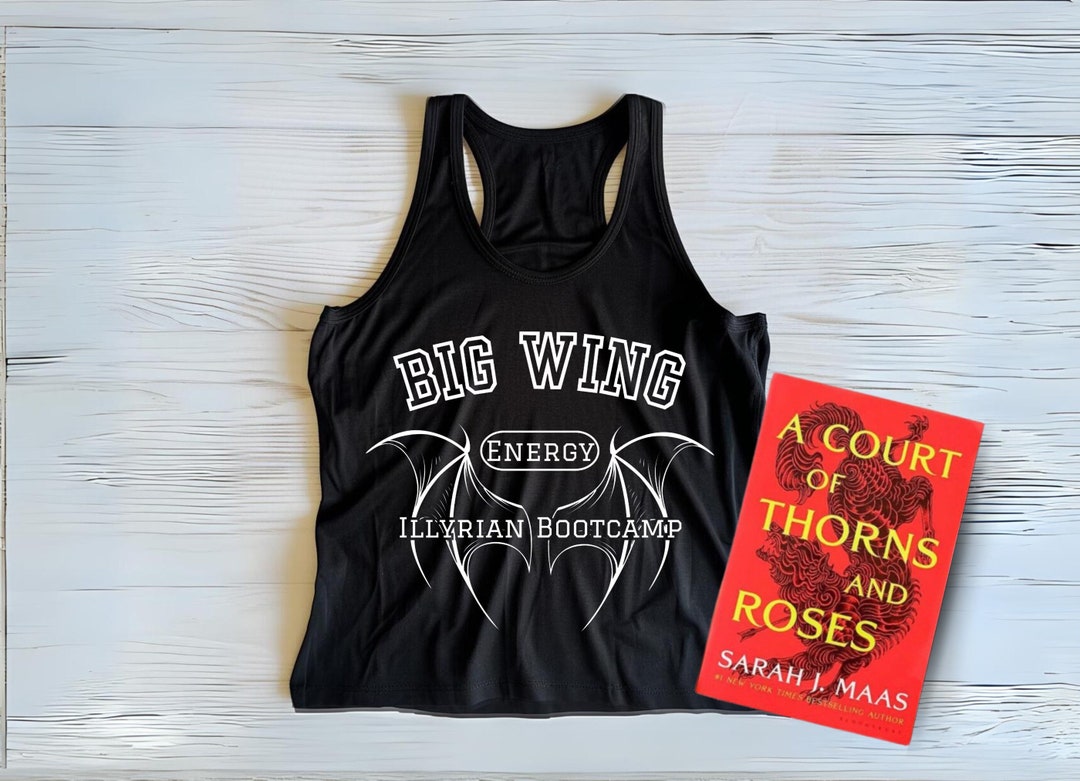 Big Wing Energy Wingspan Acotar Workout Top,velaris Training Racerback ...