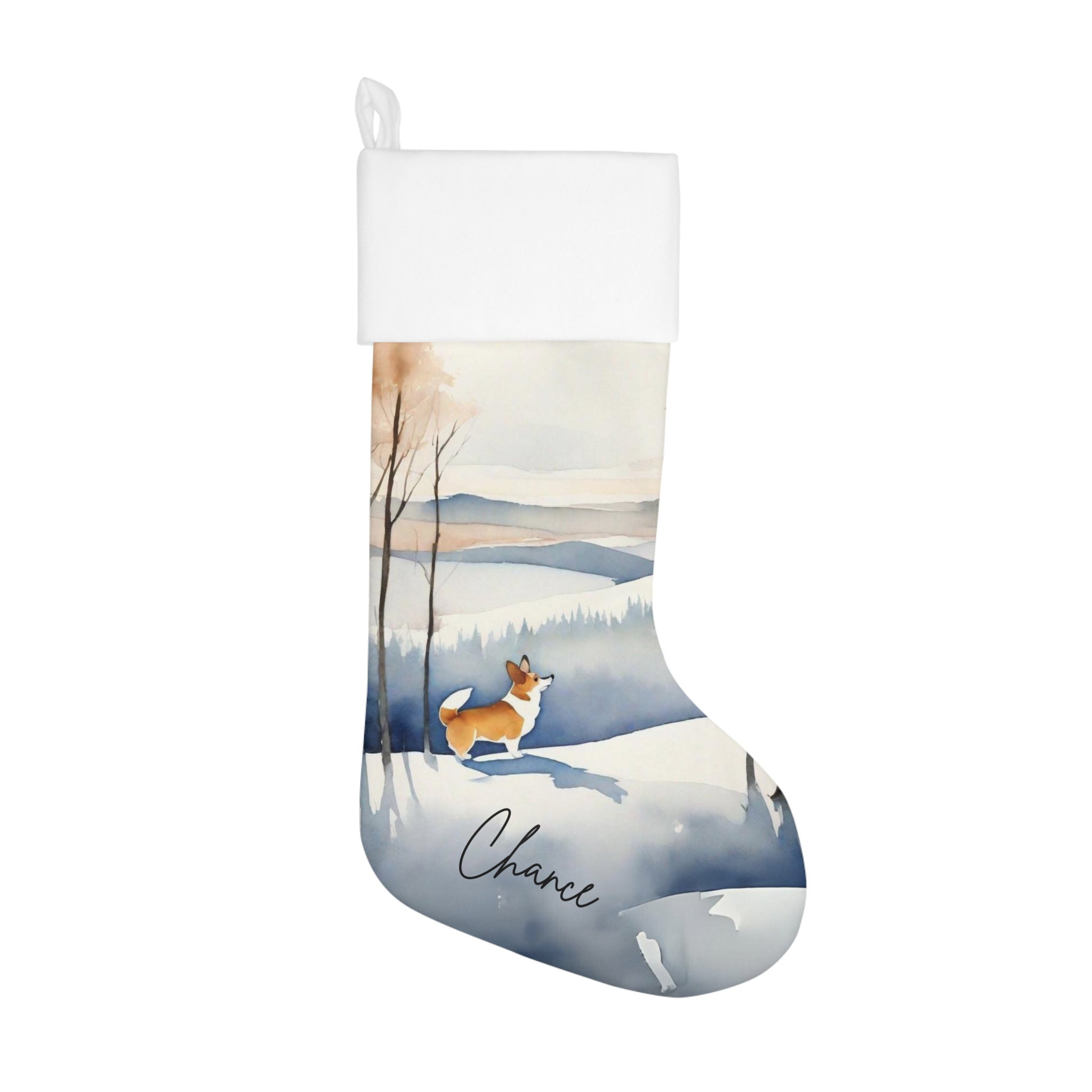 Personalized Corgi Stocking Custom Dog Stocking Christmas - Etsy