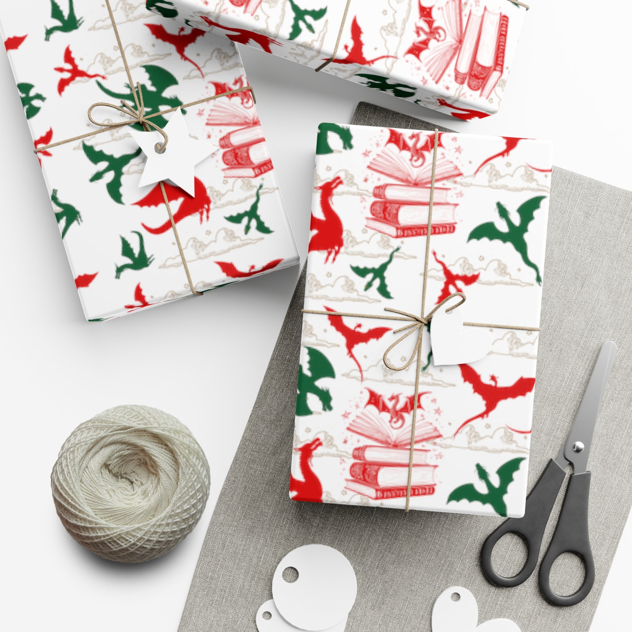 Fantasy Dragon Wrapping Paper Fourth Wing Wrapping Paper 4th - Etsy
