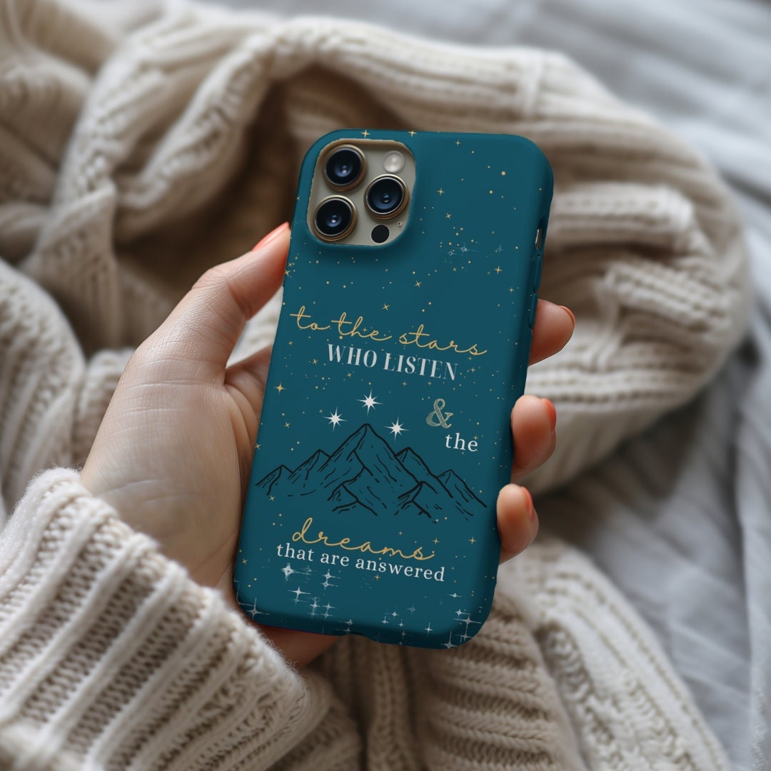 Turquoise ACOTAR Night Court Handyhülle: To the Stars Who Listen Cute ...