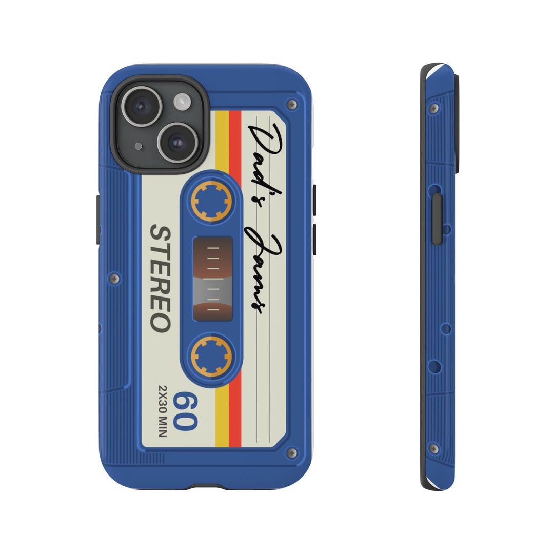 Personalized Dad 90s Retro Cassette Tape Phone Case Cover Fit for ...