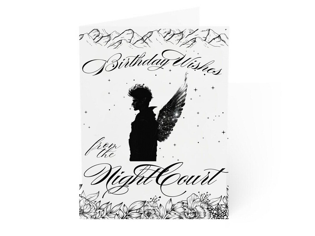 Acotar Birthday Card for Friend, Digital Download Svg Png,bff Bday Gift ...