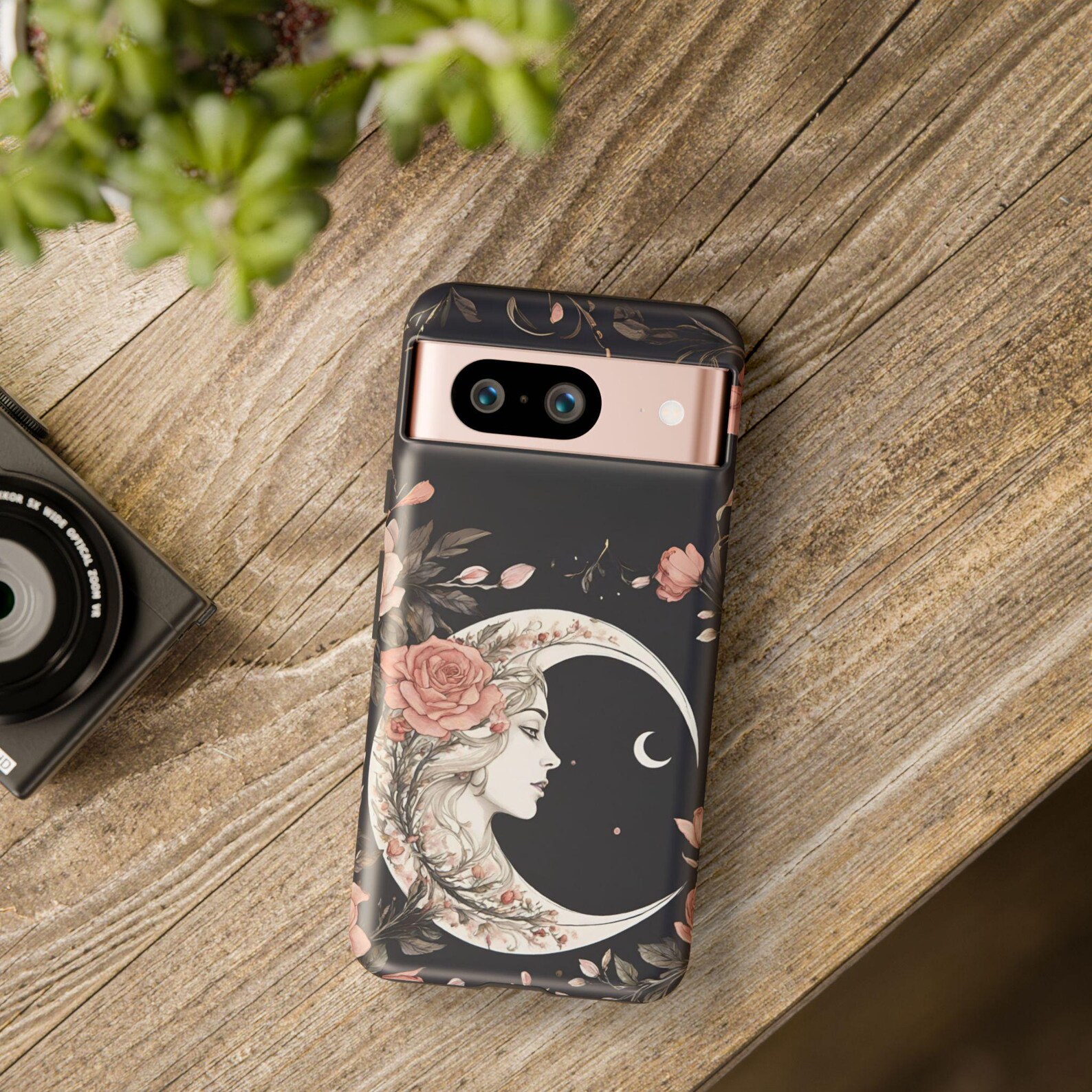 Moon Phases Goddess Celestial Cell Phone Case Bookstagram Merch Booktok ...