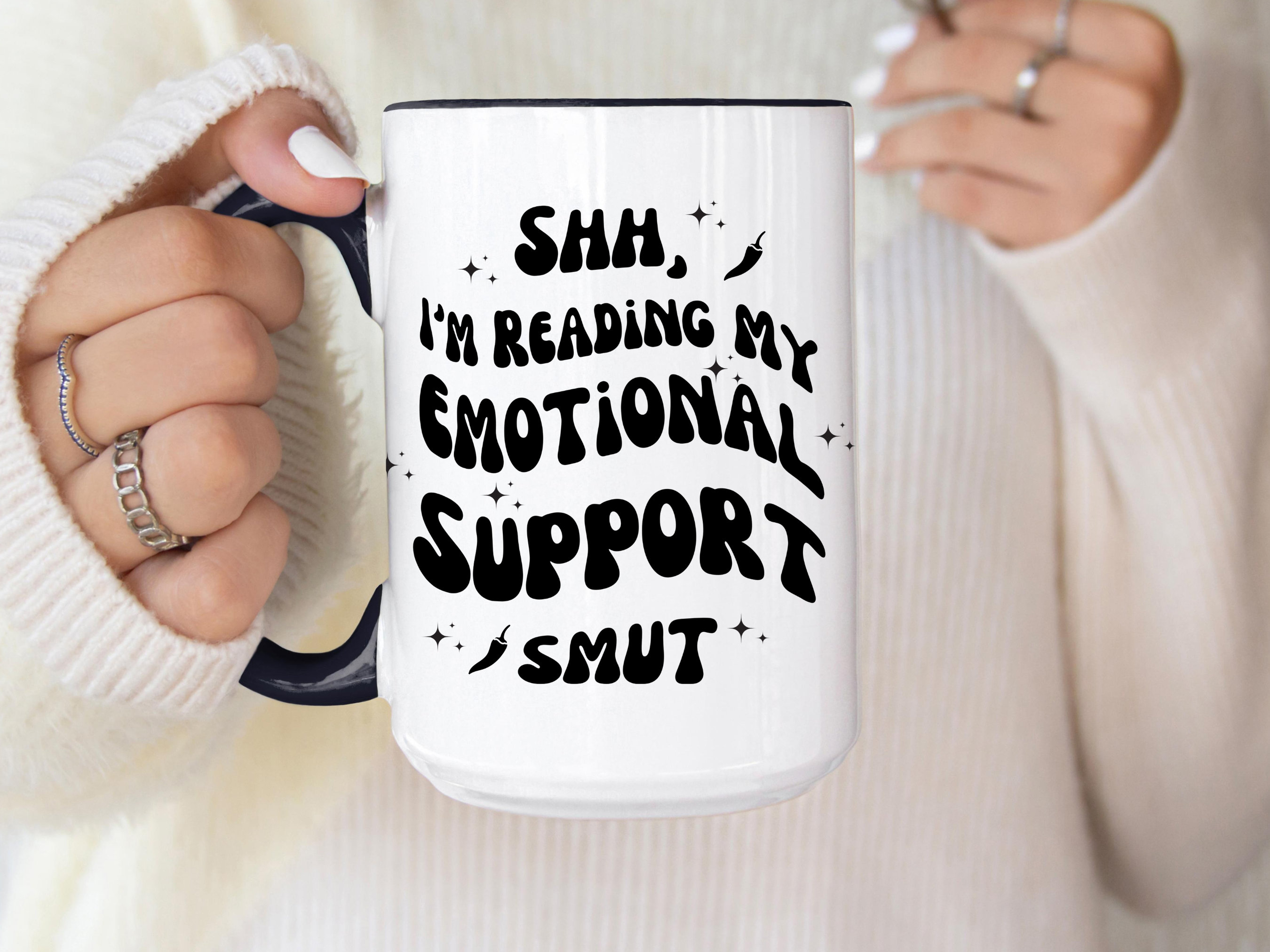 Smut Reader Gift,emotional Support Smut,acotar Mug,acotar Merch,booktok ...