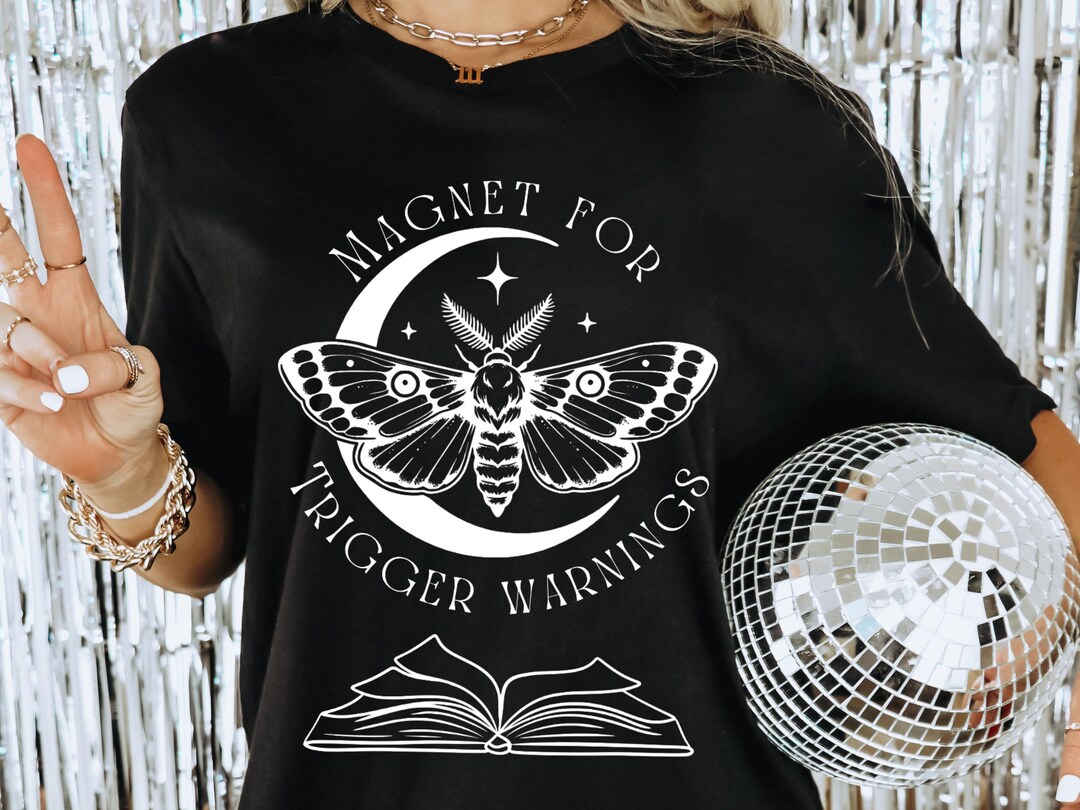 Fictional Boyfriend Trigger Warning Shirt,dark Romance Tshirt, Bookish ...