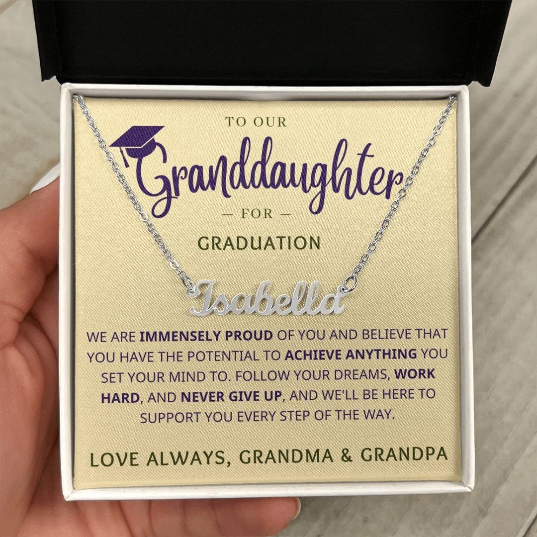 Graduation Gift for Granddaughter, Gift for Granddaughter ...
