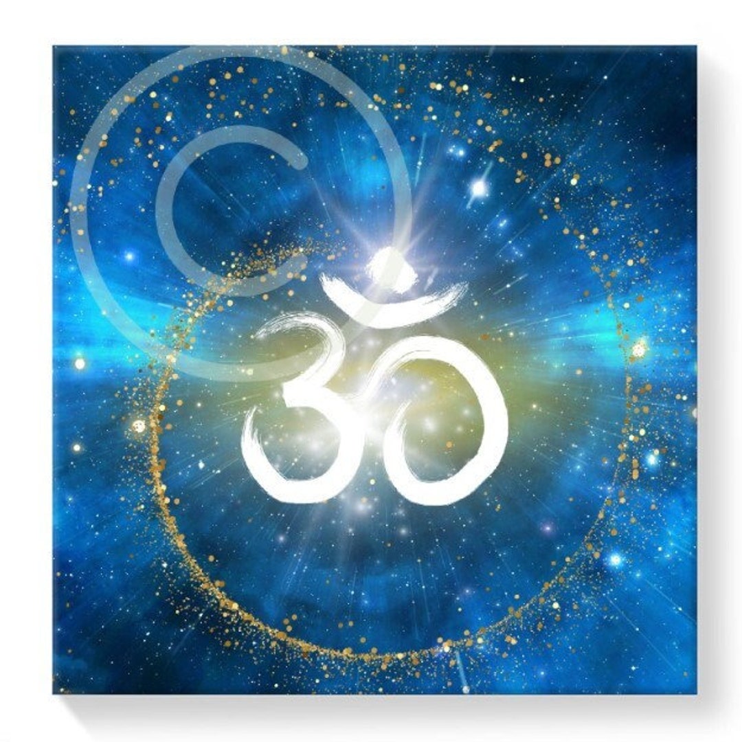 Sacred OM, Spiritual Art Wall Decor for Home, Digital Print Wall Art ...