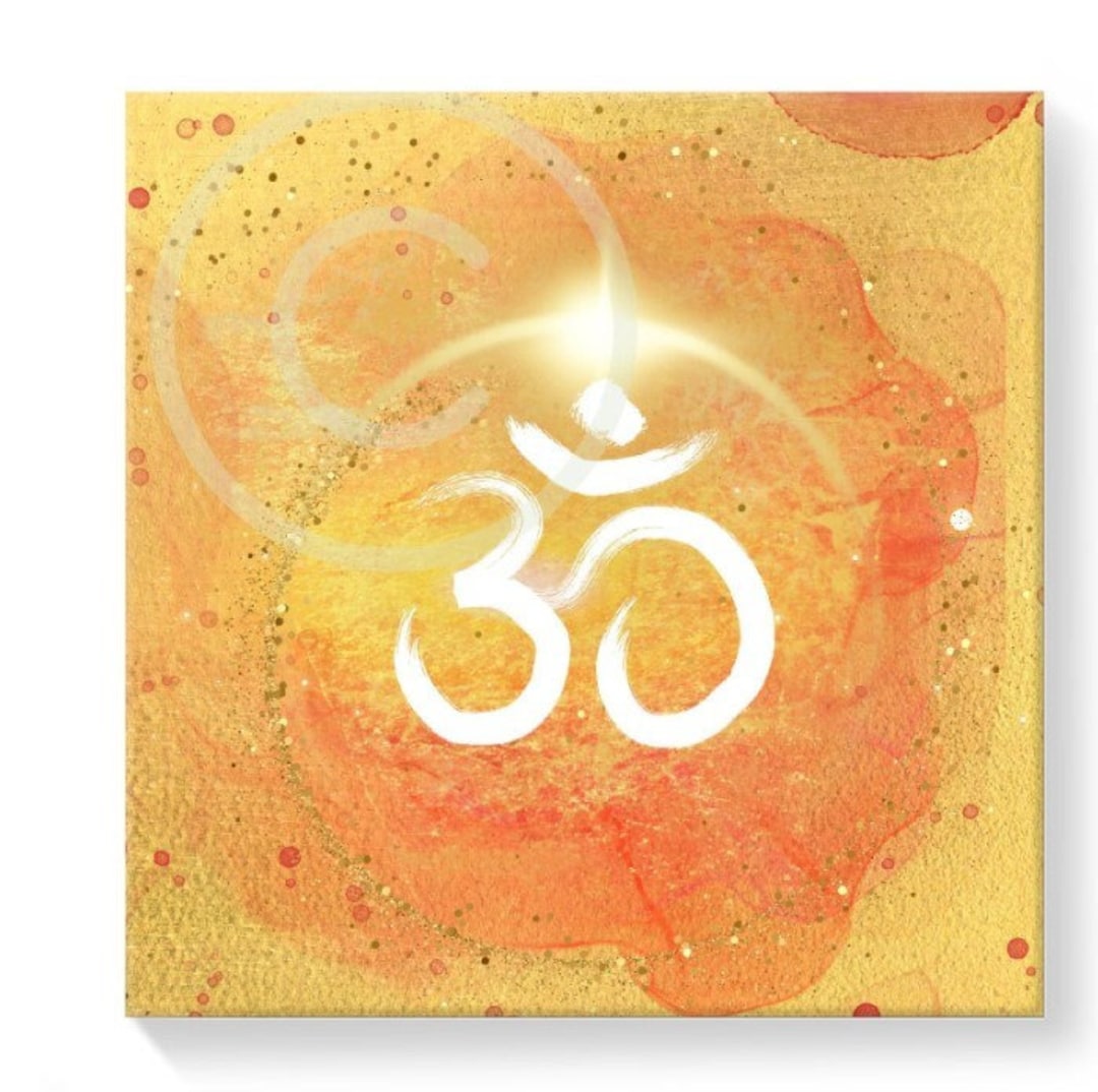 Sacred OM, Spiritual Art Wall Decor for Home, Digital Print Wall Art ...