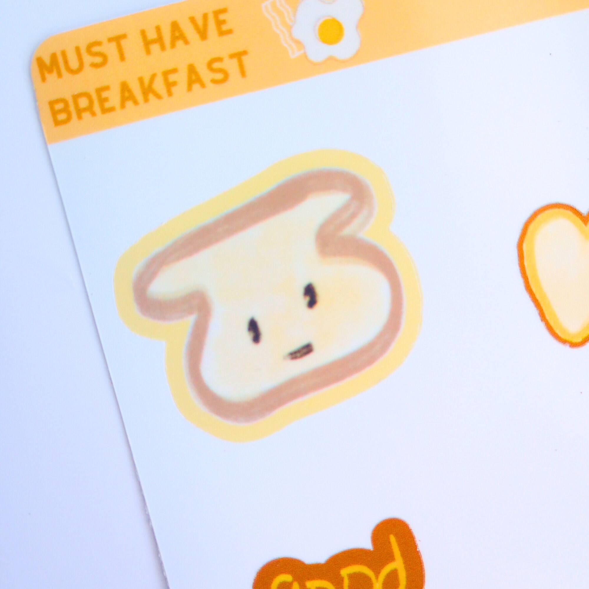 Must-have Breakfast Sticker Sheet | Cute, Handmade, Sticker Sheet ...