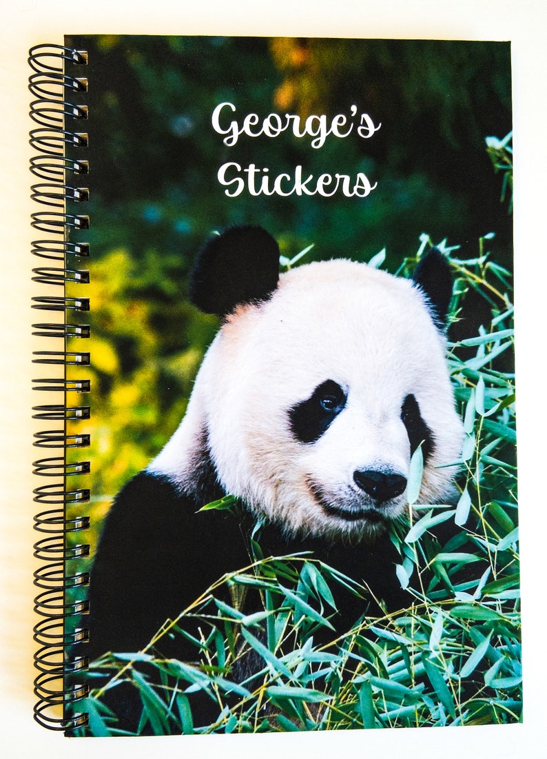 Sticker Collection Album Book Panda Cover Large6x9 - Etsy