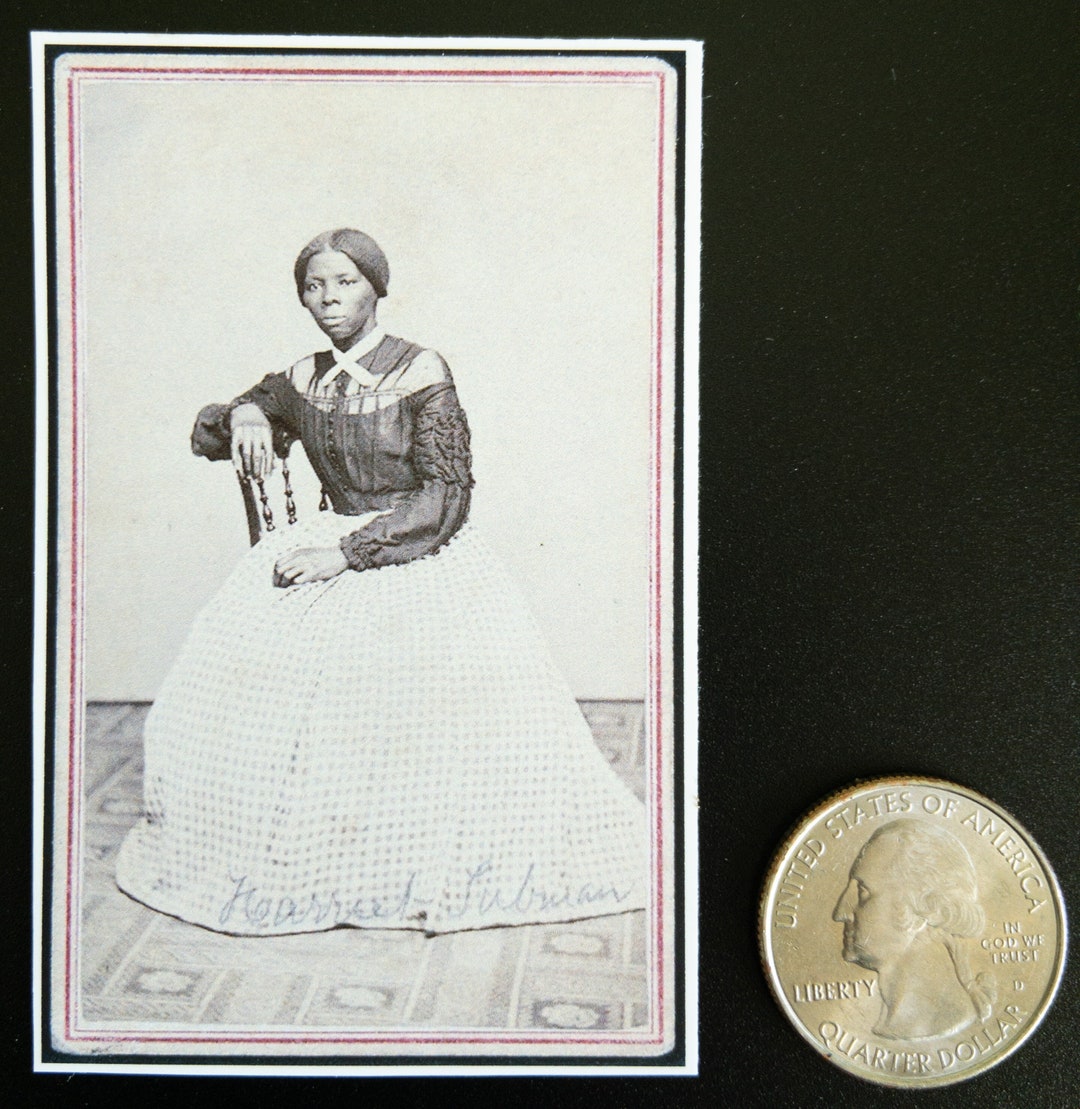 Sticker, Harriet Tubman, Copy of Photograph With Her Signature, UNIQUE ...