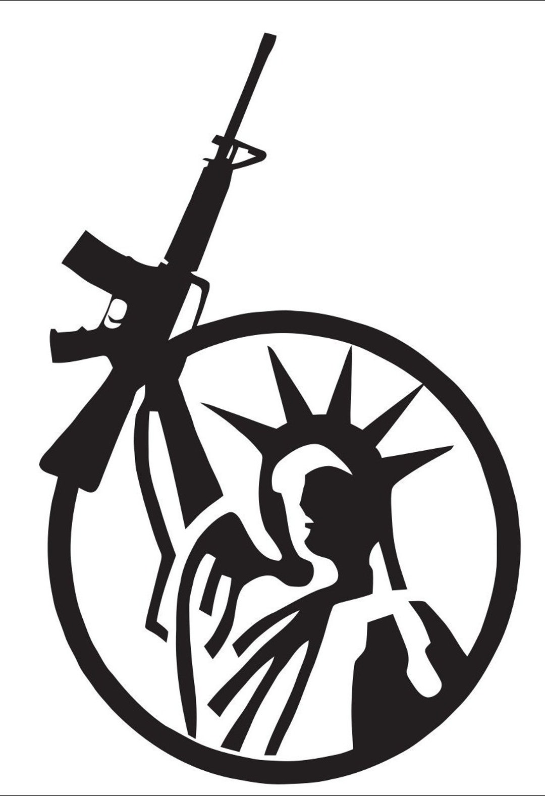Statue of Liberty Vinyl Decal - Etsy