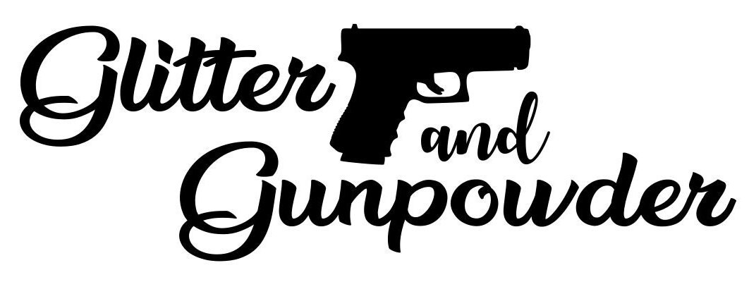Glitter & Gunpowder Pistol Vinyl Decal - Etsy