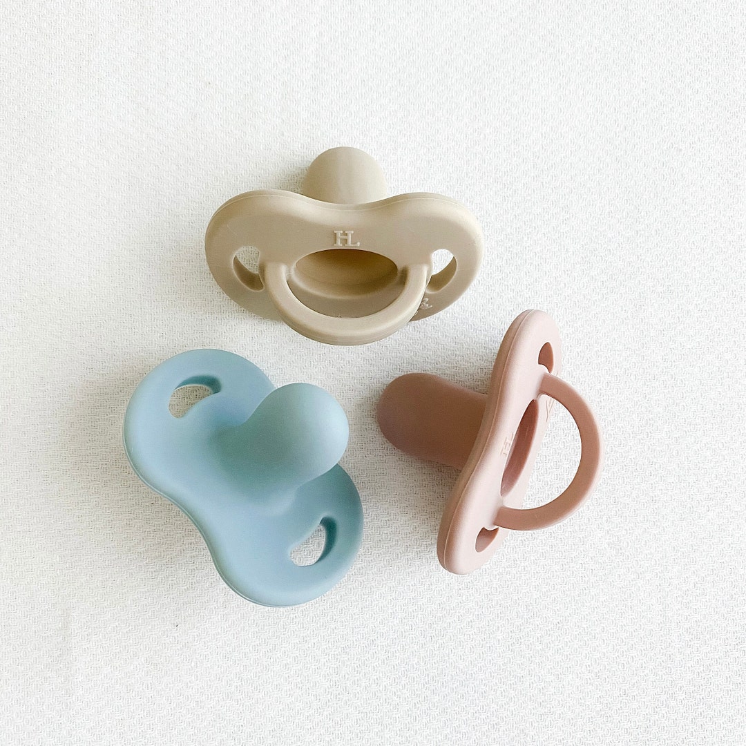 Silicone Baby Pacifier, Sleek Design, 3+ Months - Etsy