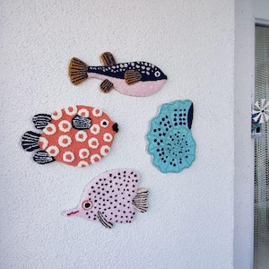 Punch Needle Ocean Theme Wall Hangings: ( Tax,duty Paid/ddp USA ) - Etsy