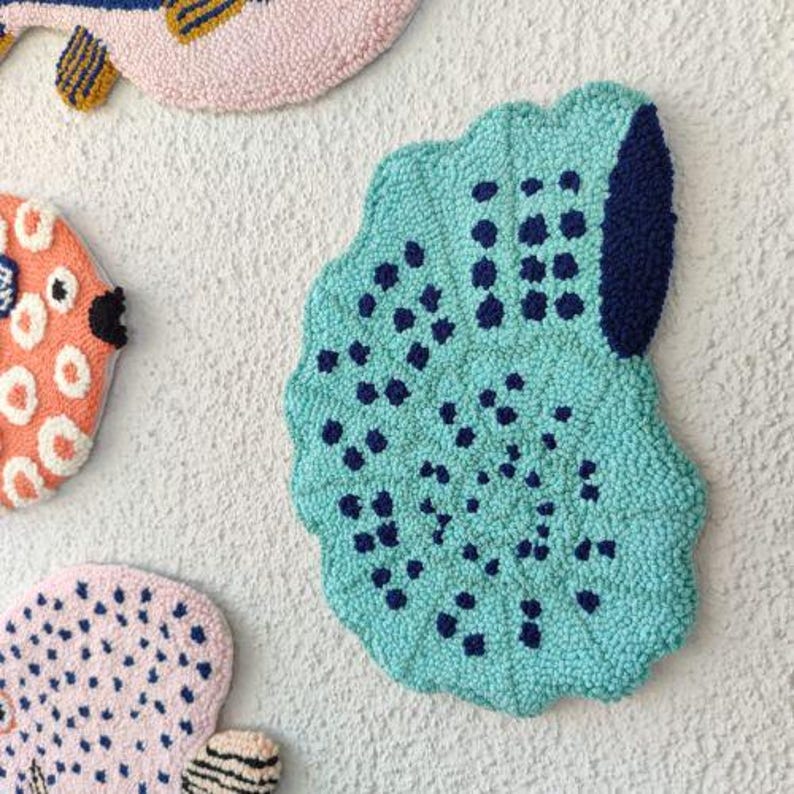 Punch Needle Ocean Theme Wall Hangings: ( Tax,duty Paid/ddp USA ) - Etsy