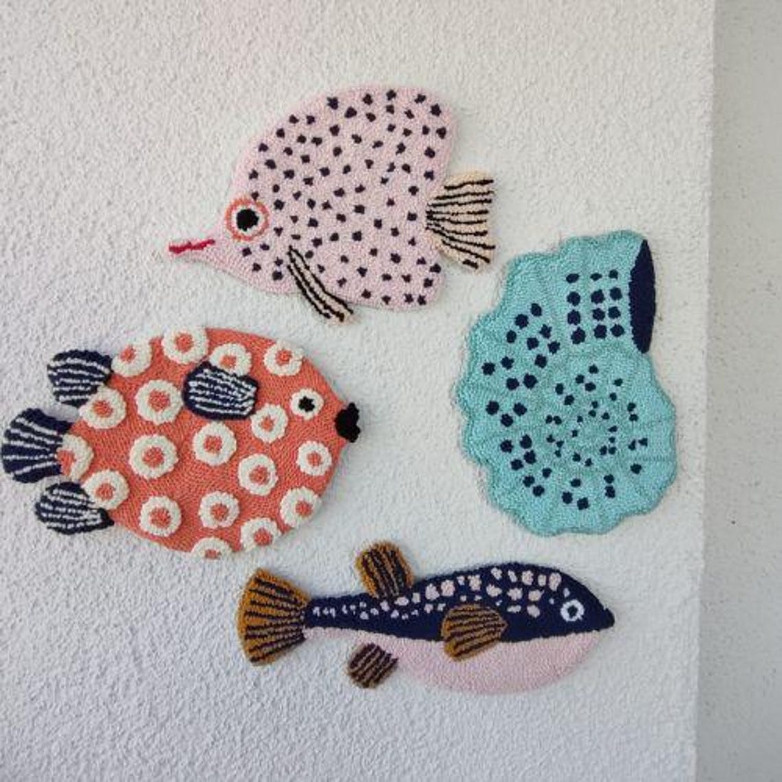 Punch Needle Ocean Theme Wall Hangings: ( Tax,duty Paid/ddp USA ) - Etsy