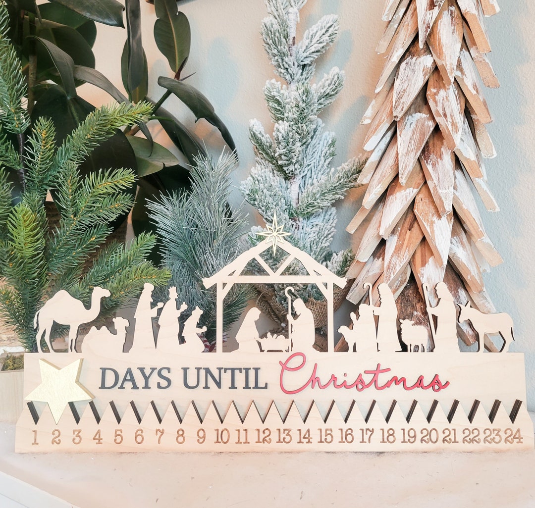 Nativity Christmas Countdown Christmas Calendar Christmas Countdown ...