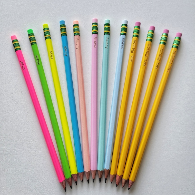 Custom Pencils - Etsy