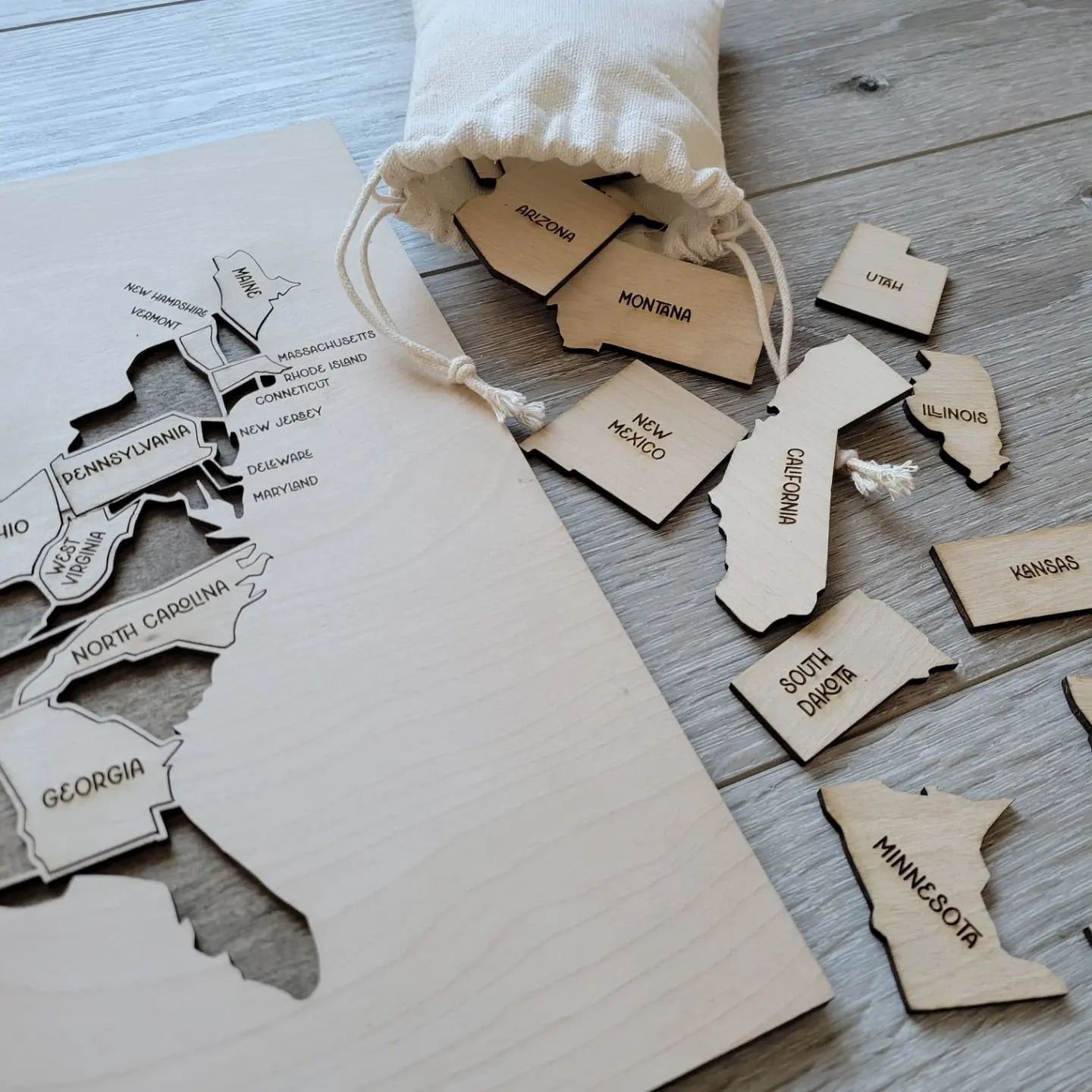 United States Travel Map - Etsy