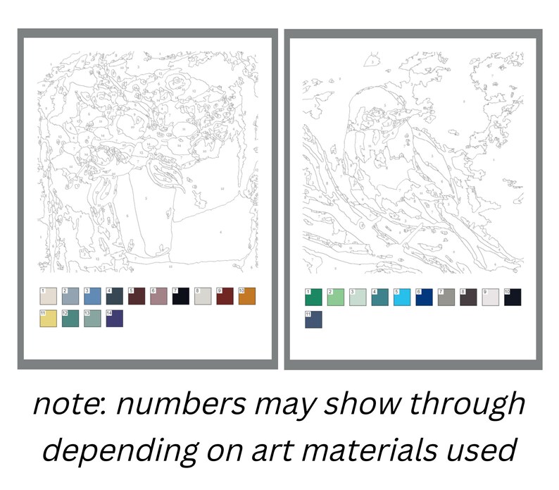 Adult Color by Number Flowers Color by Number Birds Color by Number ...