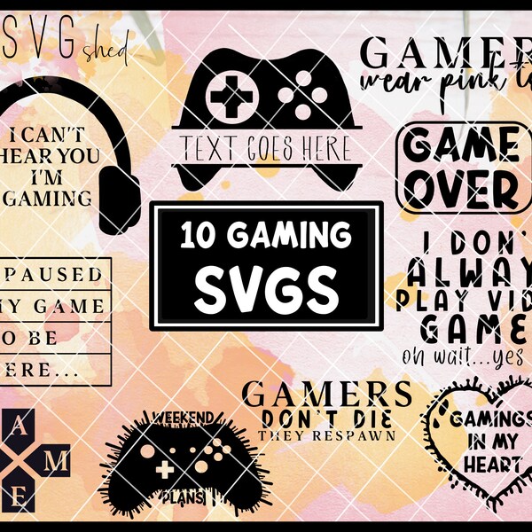 Video Game Svg - Etsy