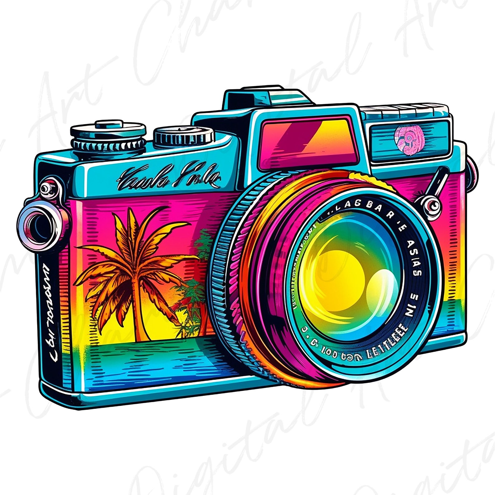 10 Vintage Retro Camera Clipart Bundle – High-res Pngs for Crafting ...