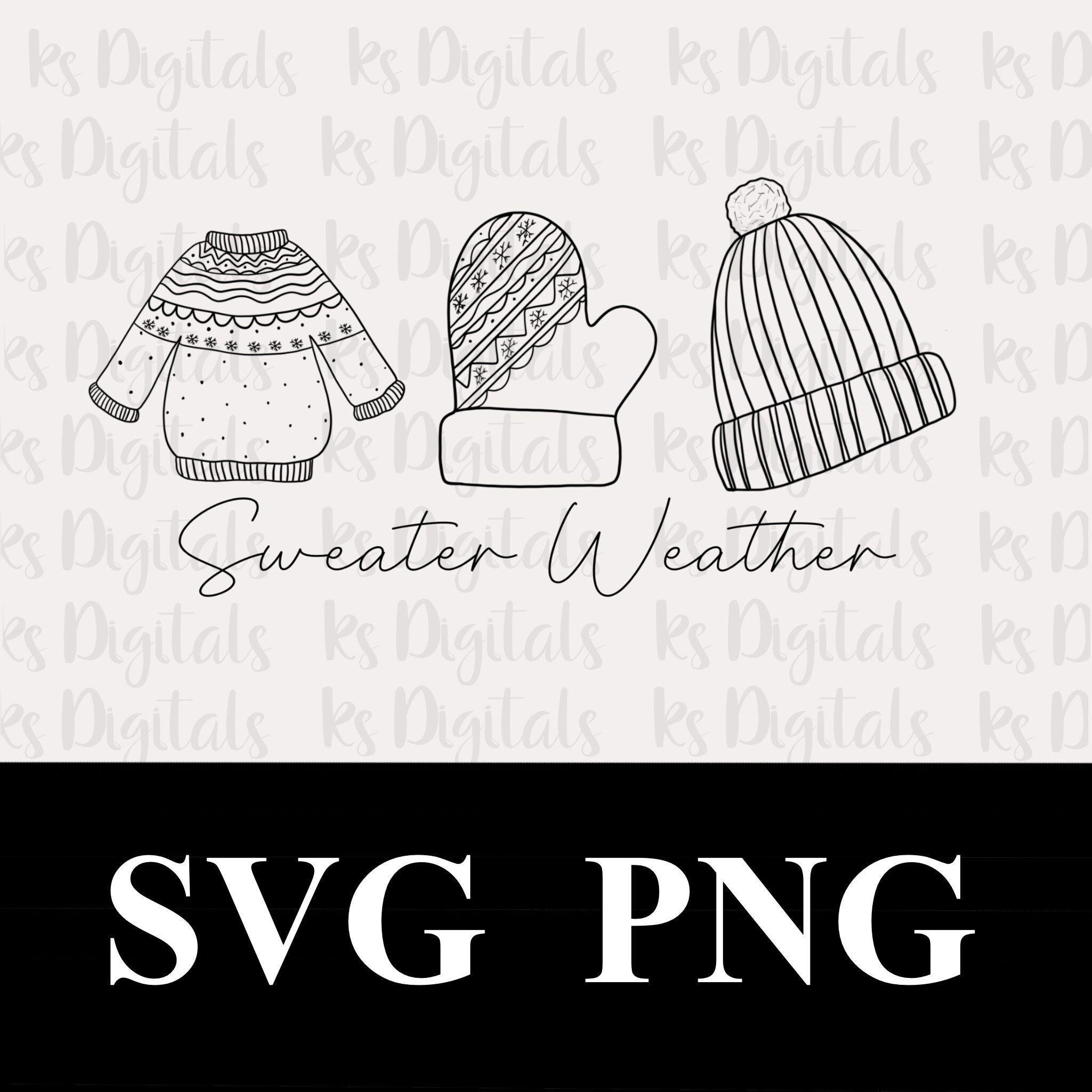 Sweater Weather SVG, Winter SVG, Fall SVG, Christmas Svg, Autumn Shirt ...