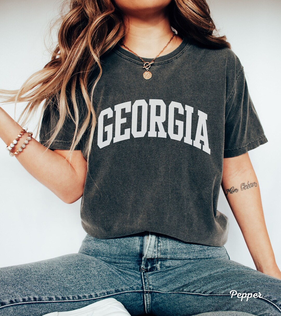 Georgia State Shirt Comfort Colors Shirt Georgia Gift Travel Shirt ...