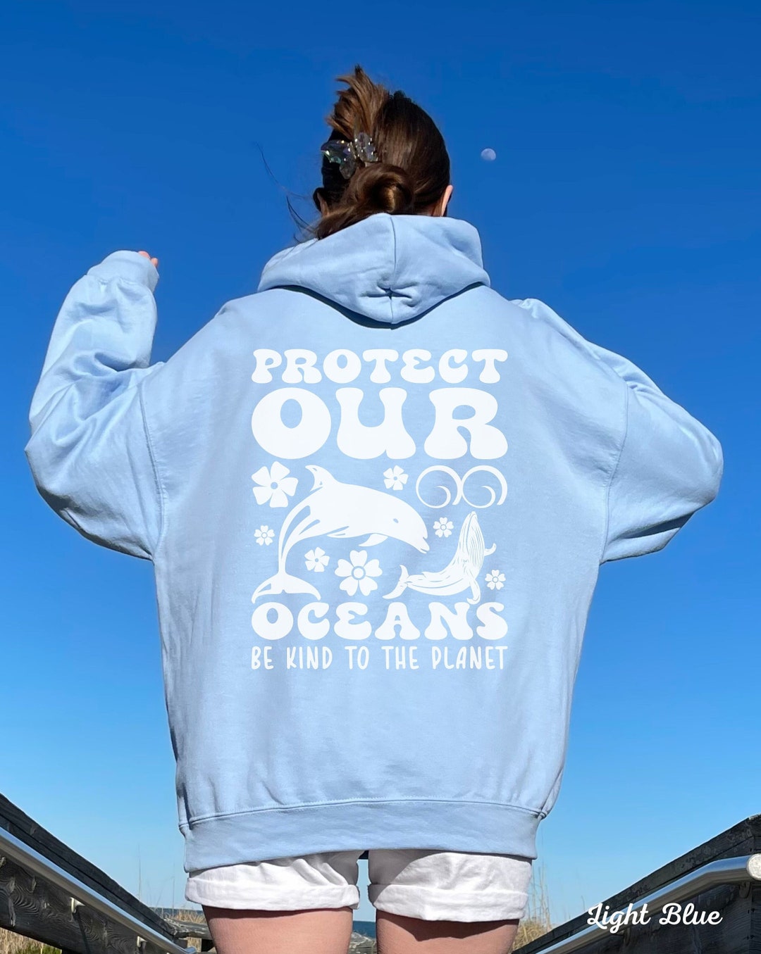 Protect Our Oceans Hoodie Save the Ocean Shirt Ocean Beach Hoodie ...