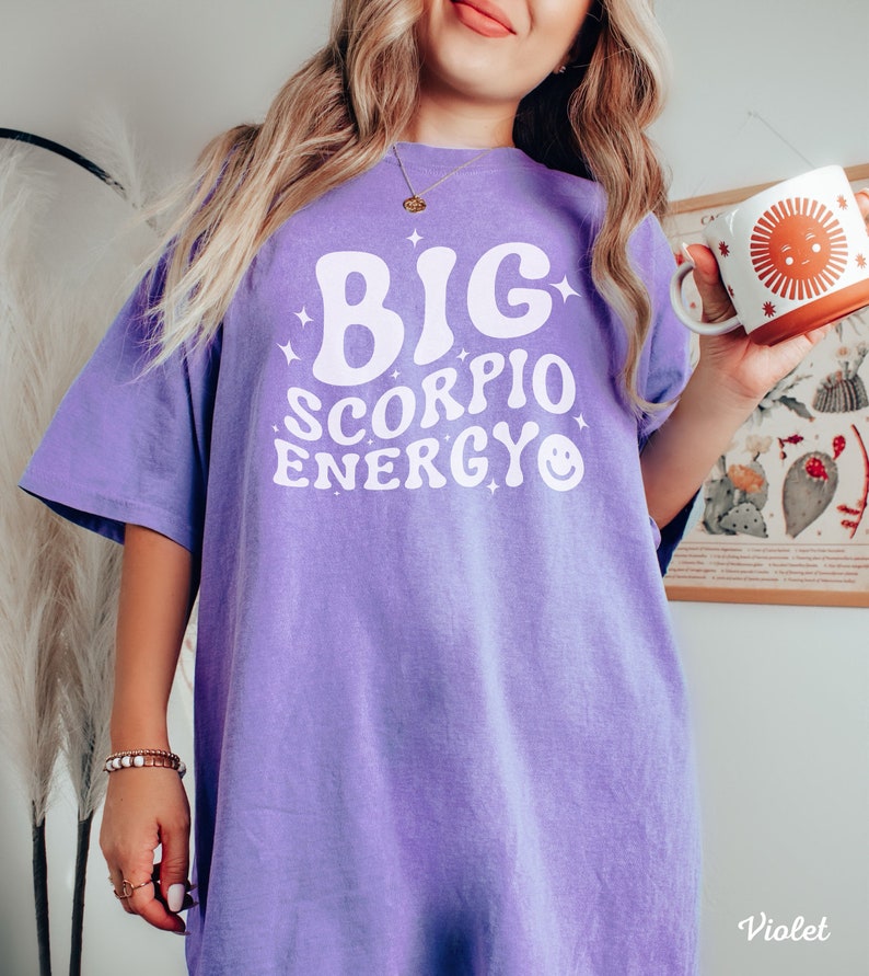 Scorpio Shirt Comfort Colors Shirt Scorpio Gifts Astrology Clothes Big ...