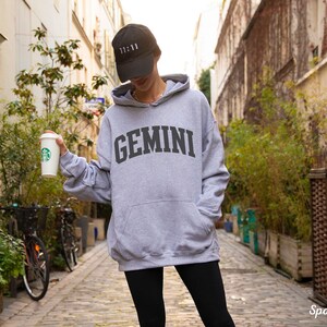 Gemini Hoodie Gemini Gifts Astrology Clothes Gemini Sweatshirt Varsity ...