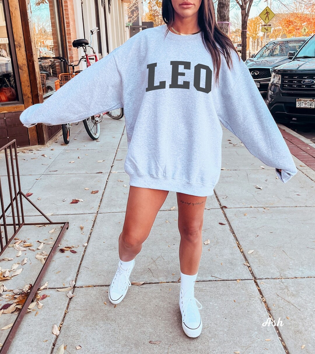 Leo Sweatshirt Leo Gifts Zodiac Sweatshirt Varsity Sweatshirt Astrology ...