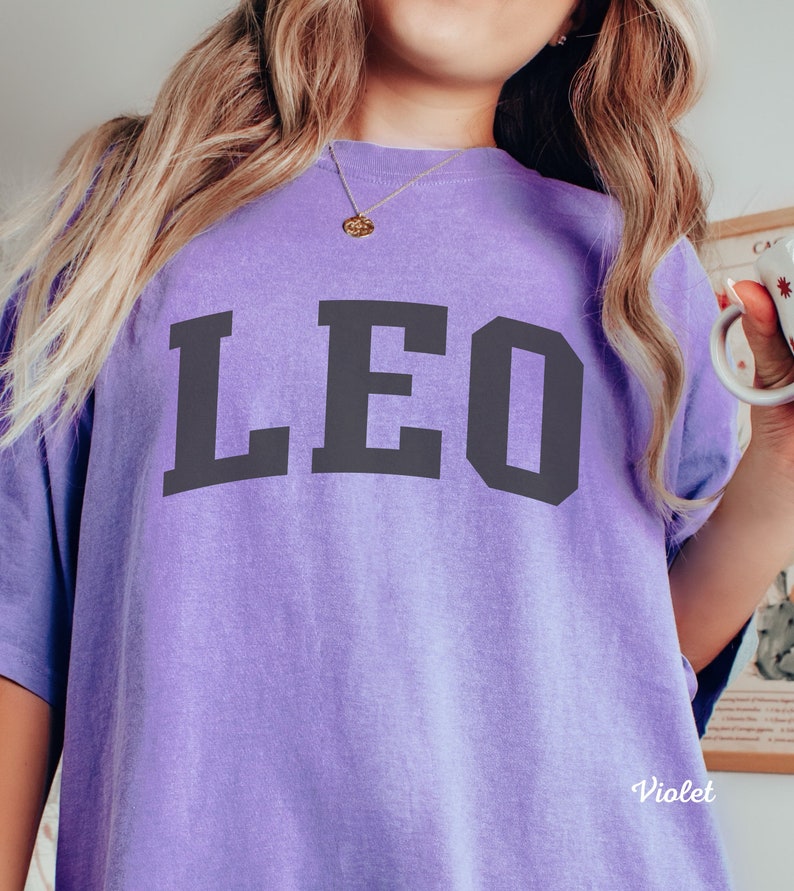 Leo Shirt Leo Gifts Comfort Colors Shirt Astrology Clothes Leo Zodiac ...