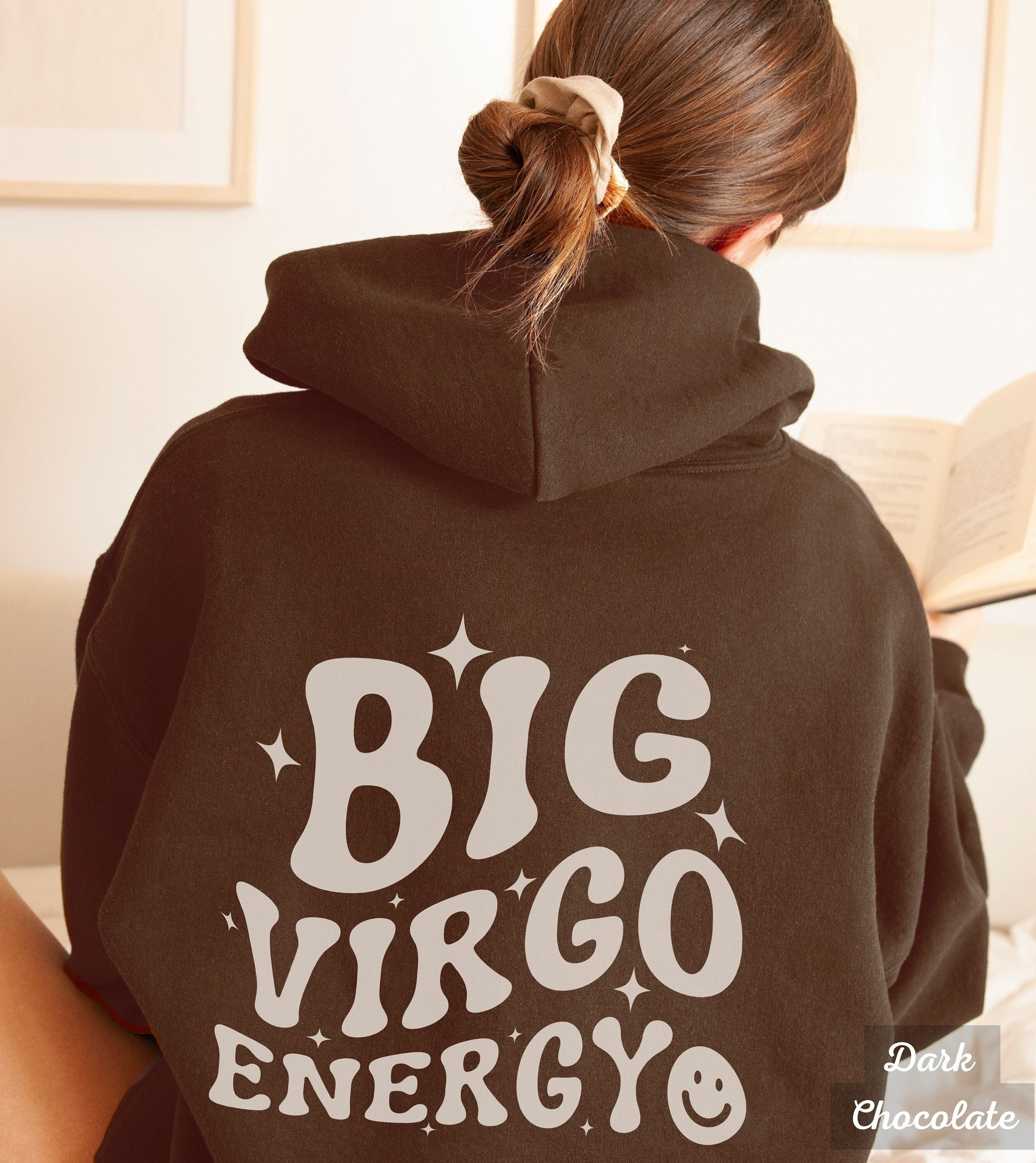 Virgo Hoodie Virgo Gift Astrology Hoodie Virgo Zodiac Gifts Smiley Face ...