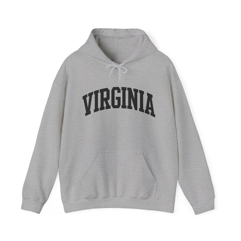 Virginia Hoodie Virginia Sweatshirt Virginia Gifts Varsity Sweatshirt ...