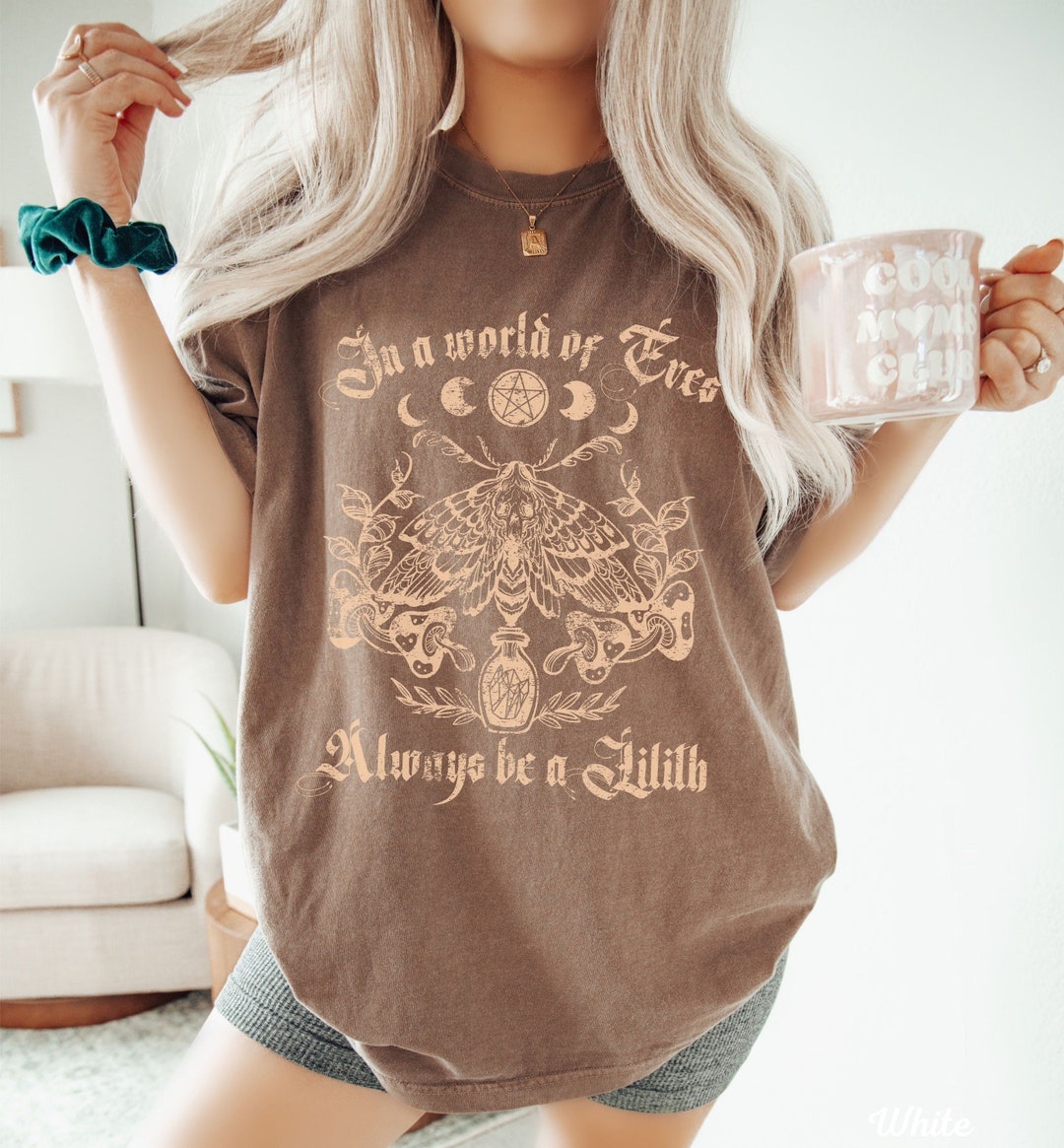 Lilith Shirt Whimsigoth Clothes Occult Pagan T Shirt Moth Shirt Dark ...