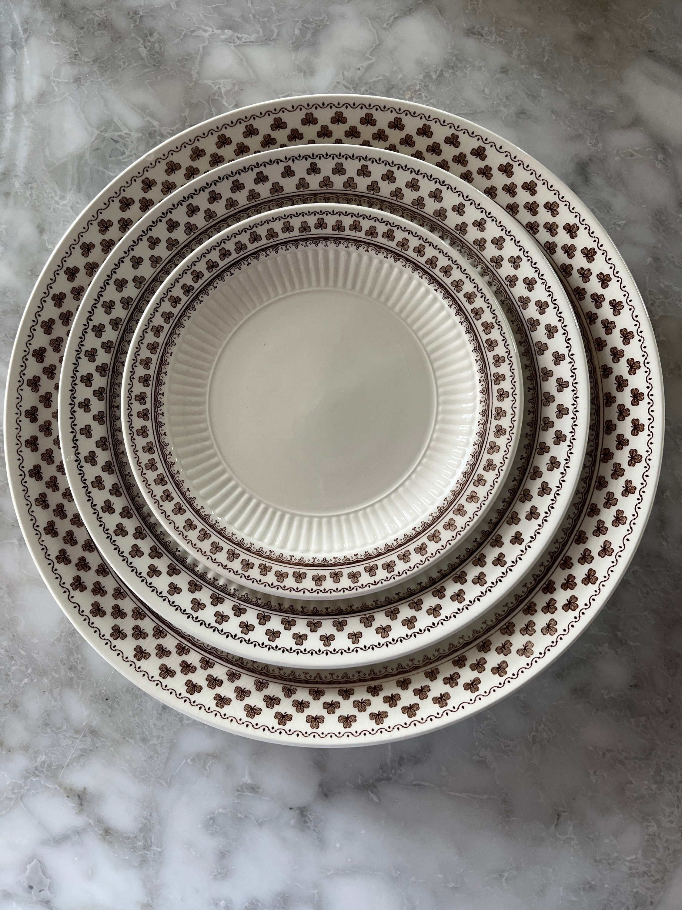 Vintage Adams Real English Sharon Pattern Dish Set Made in England ...