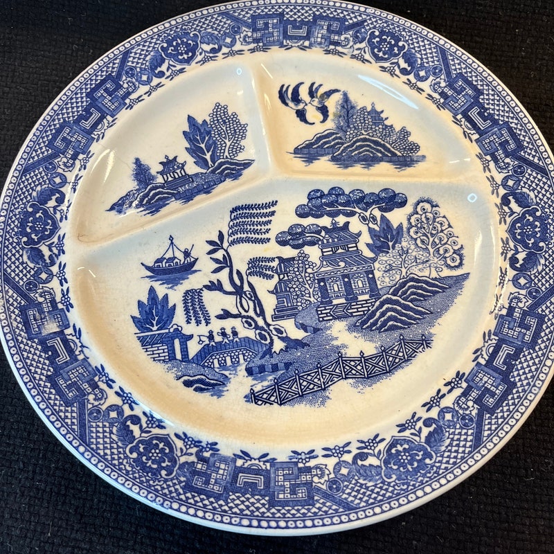 Willow Pattern Plate - Etsy