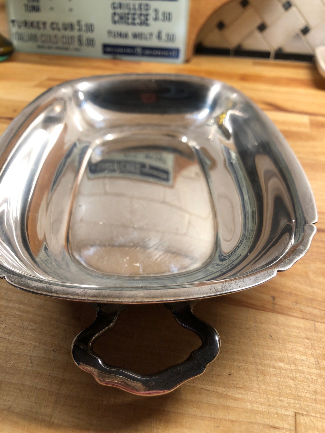 Vintage Silver Plate Bread/rolls Tray Great Size Upgrade Your - Etsy