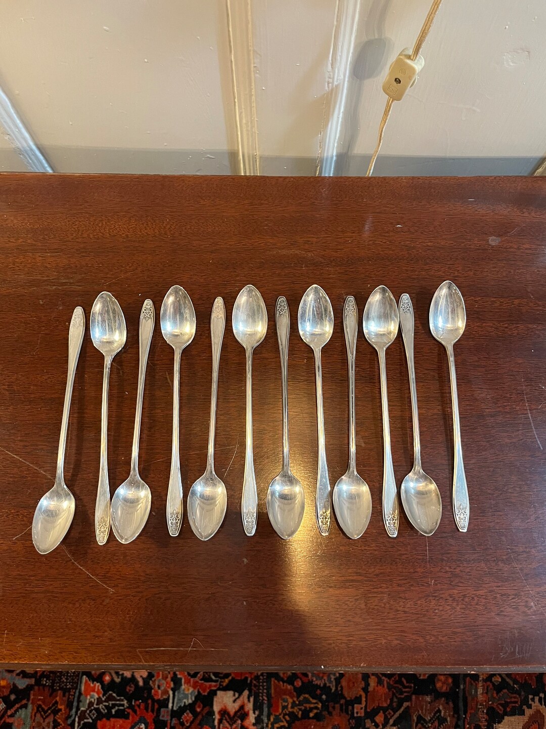 Lady Doris Silverplate Ice Tea Spoons Floral Urn You Pick Set of 6, 10, 12 - Etsy