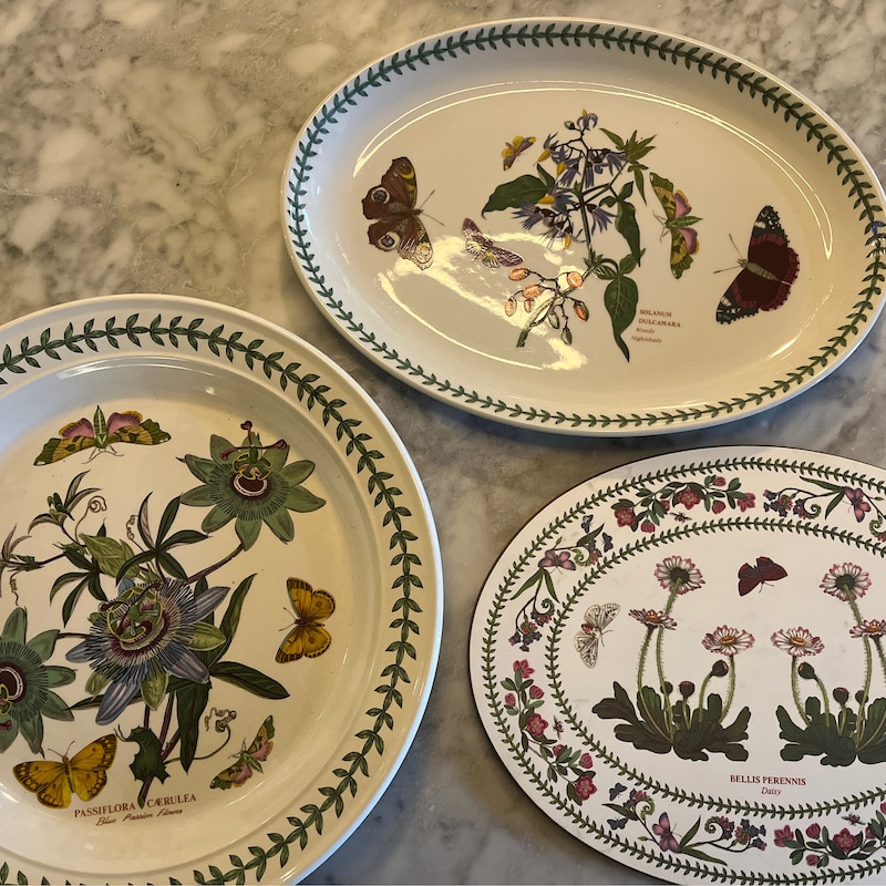 Portmeirion Oval Plate - Etsy