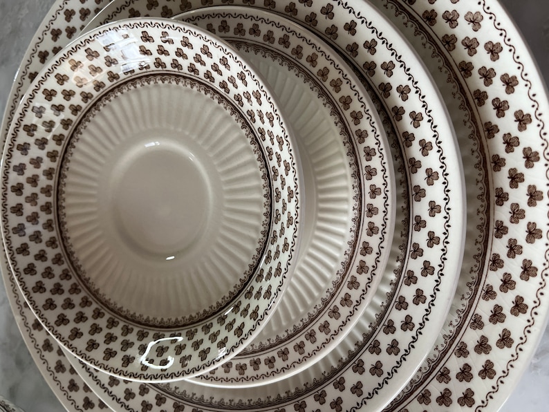 Vintage Adams Real English Sharon Pattern Dish Set Made in England ...