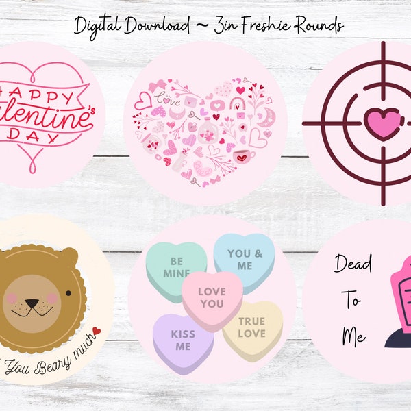 Printable Freshie Card Stock Rounds - Etsy